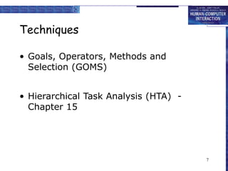 HCI Cognitive models.ppt