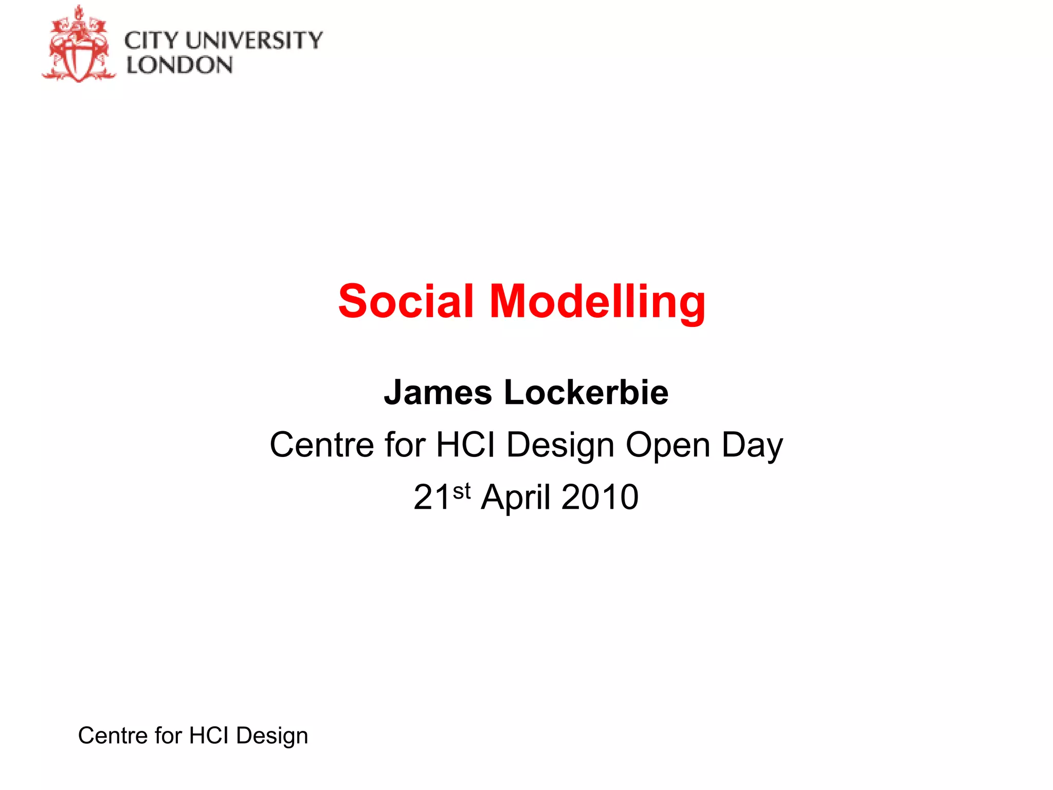 Social Modelling | PDF