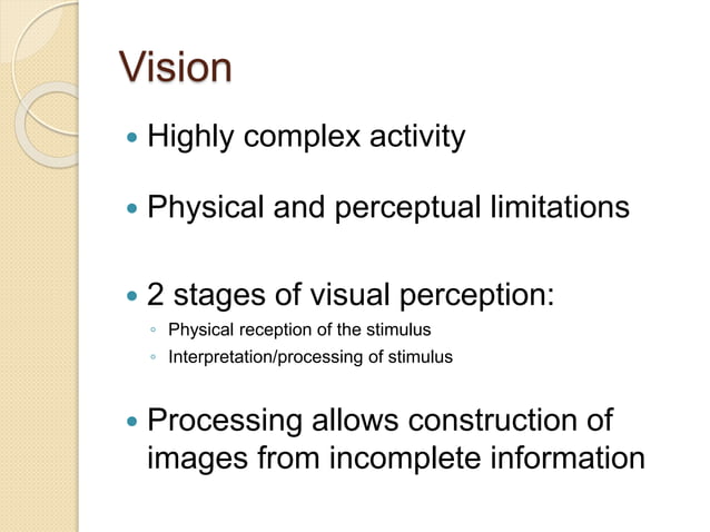 Hci fundamentals | PPT | Eye and Vision Conditions | Diseases and ...