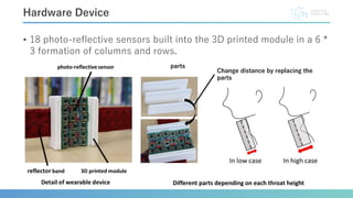 A Training System for Swallowing Ability by Visualizing the Throat ...