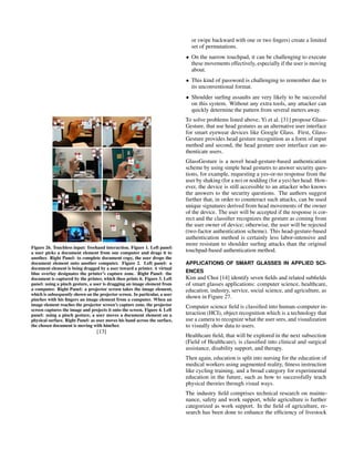 HCI in Smart glasses | PDF