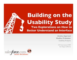 Building on the Usability Study: Two Explorations on How to Better ...