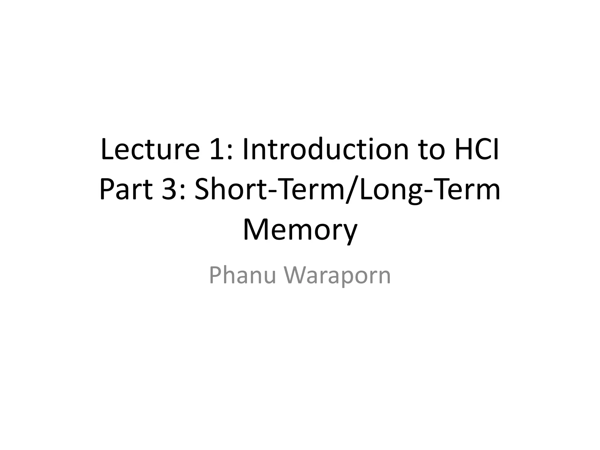 Hci lecture01 p03 | PPTX