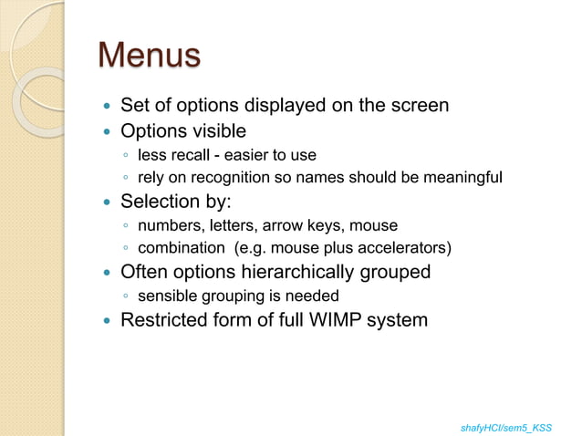 FP511 human computer interaction | PPT