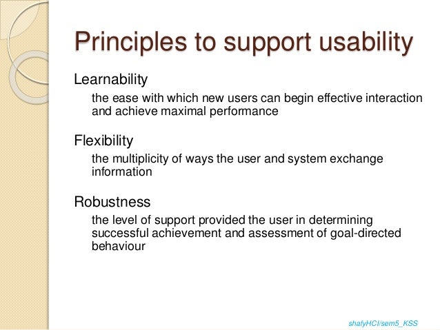 Human Computer Interaction Design Principles Design Talk