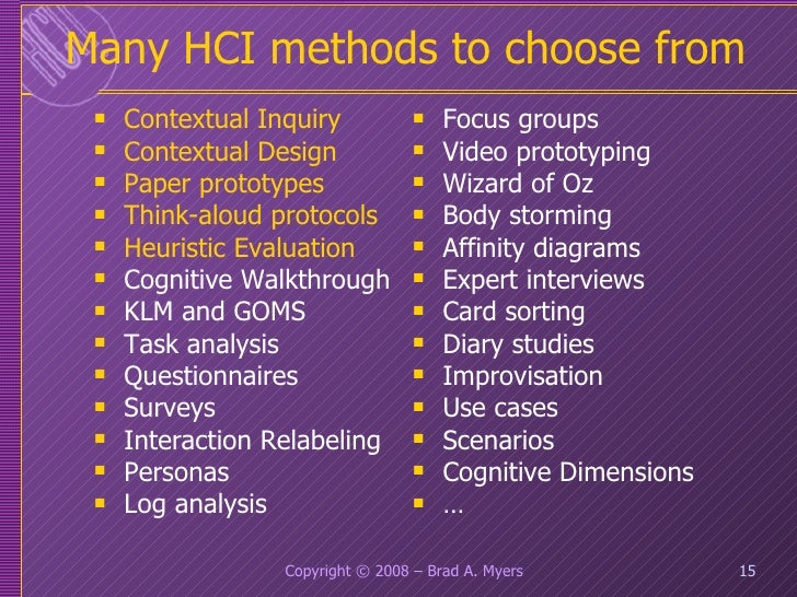 Hci Overview