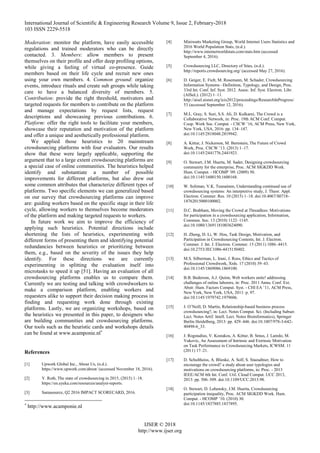 Using Community Heuristics for Crowdsourcing Platforms Interface Evaluatio | PDF | Social ...