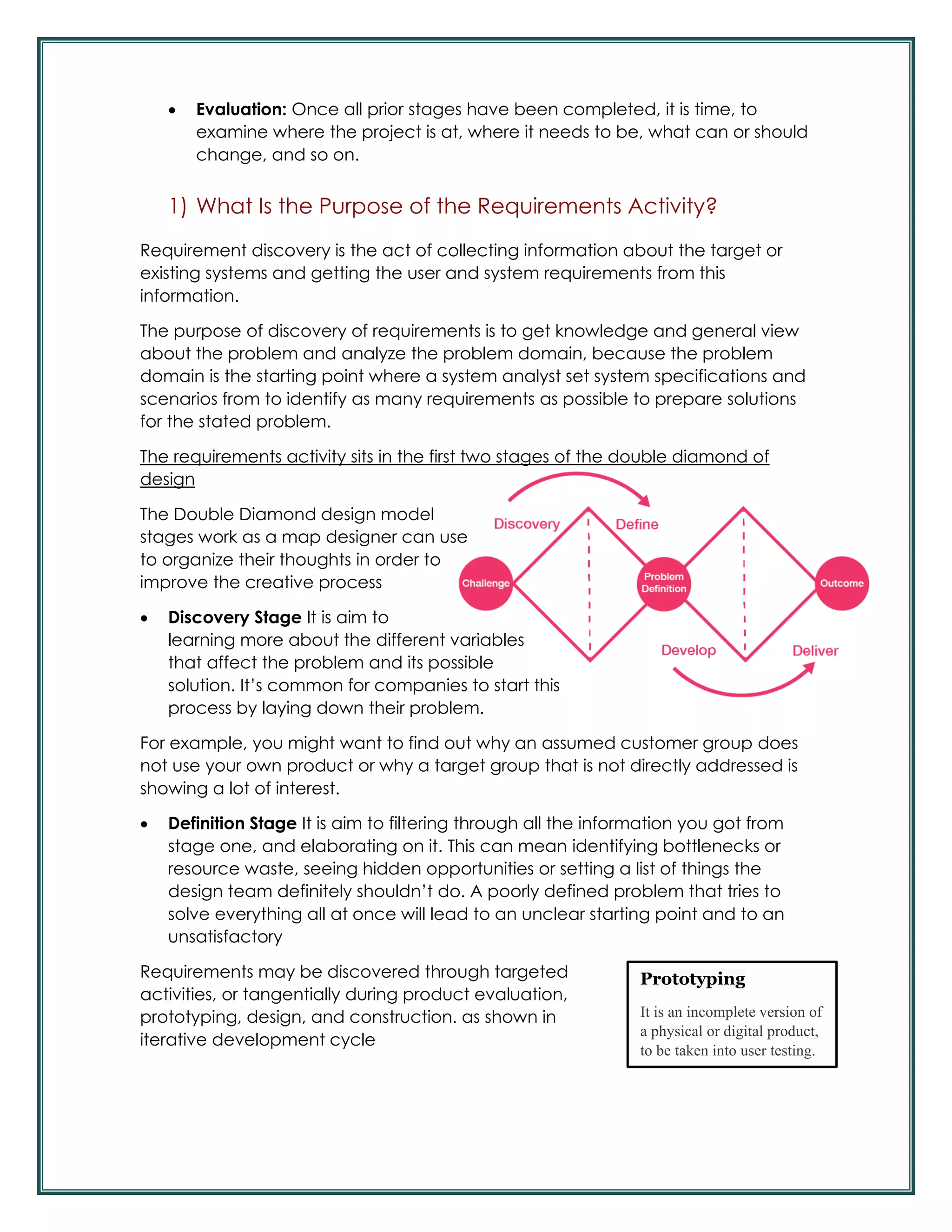 Discover Requirement | PDF
