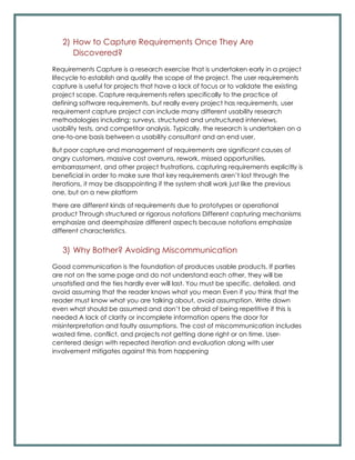 Discover Requirement | PDF