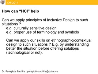 HCI & Peace Panel Presentation | PPT