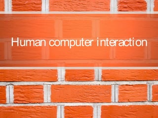 user support system in HCI | PPT
