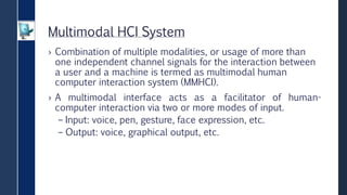 Multimodal Interaction | PPTX