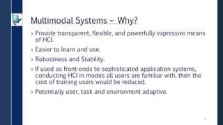 Multimodal Interaction | PPTX
