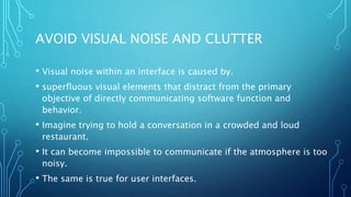 Visual Interface Design HCI presentation By Uzair Ahmad | PPTX