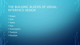 Visual Interface Design HCI presentation By Uzair Ahmad | PPTX