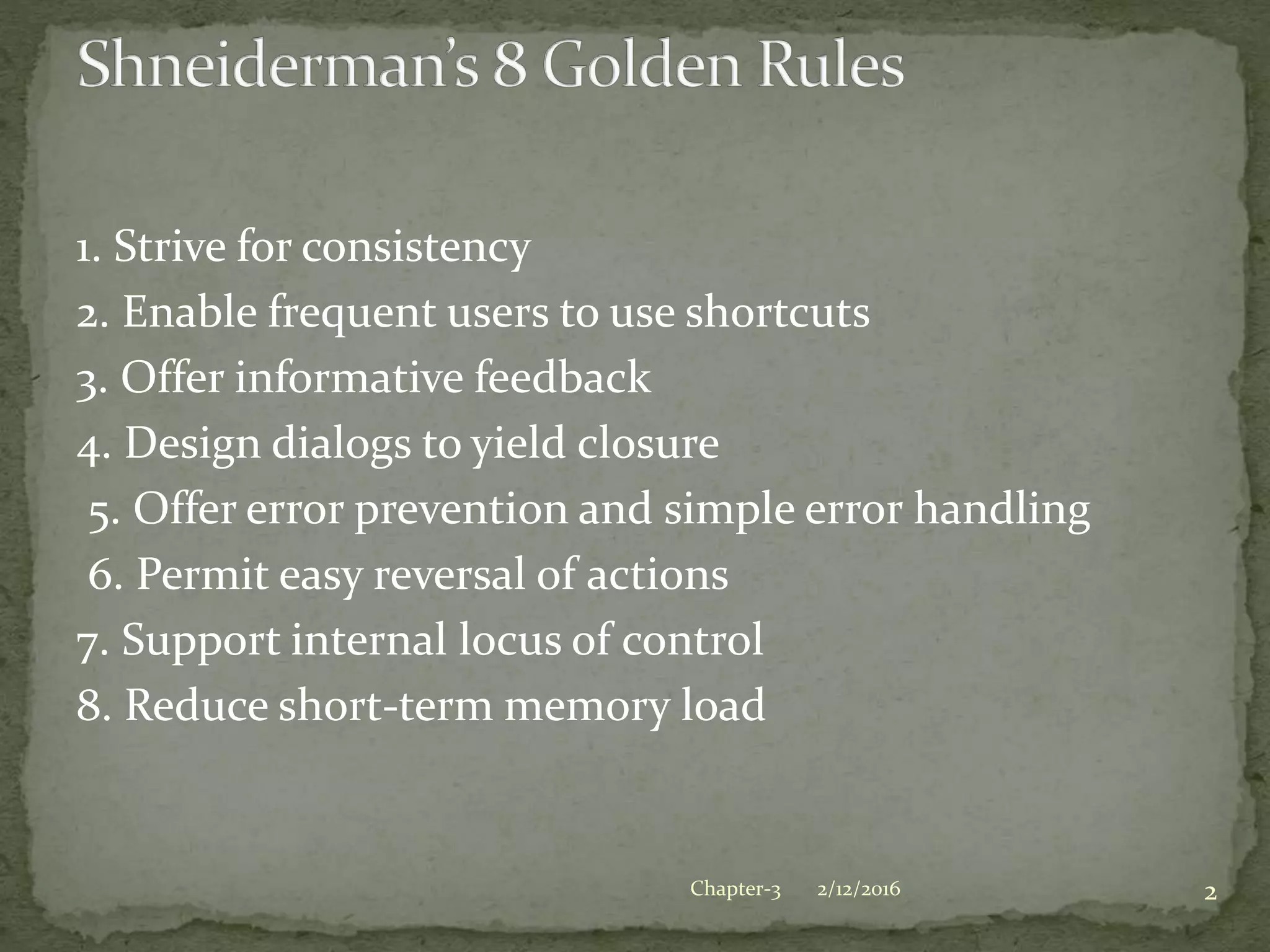 Hci principles | PPTX