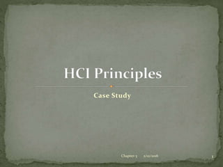 Hci principles | PPTX