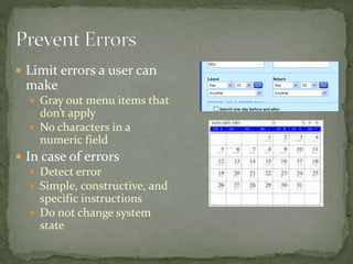 Hci principles | PPTX