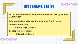 HCI project Presentation Human Computers | PPT