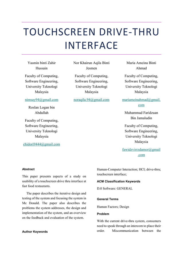 Hci Prototype Report | PDF
