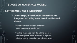 HCI REPORTING (CHAPTER 4) (1).pptx Waterfall Model | PPTX