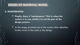HCI REPORTING (CHAPTER 4) (1).pptx Waterfall Model | PPTX