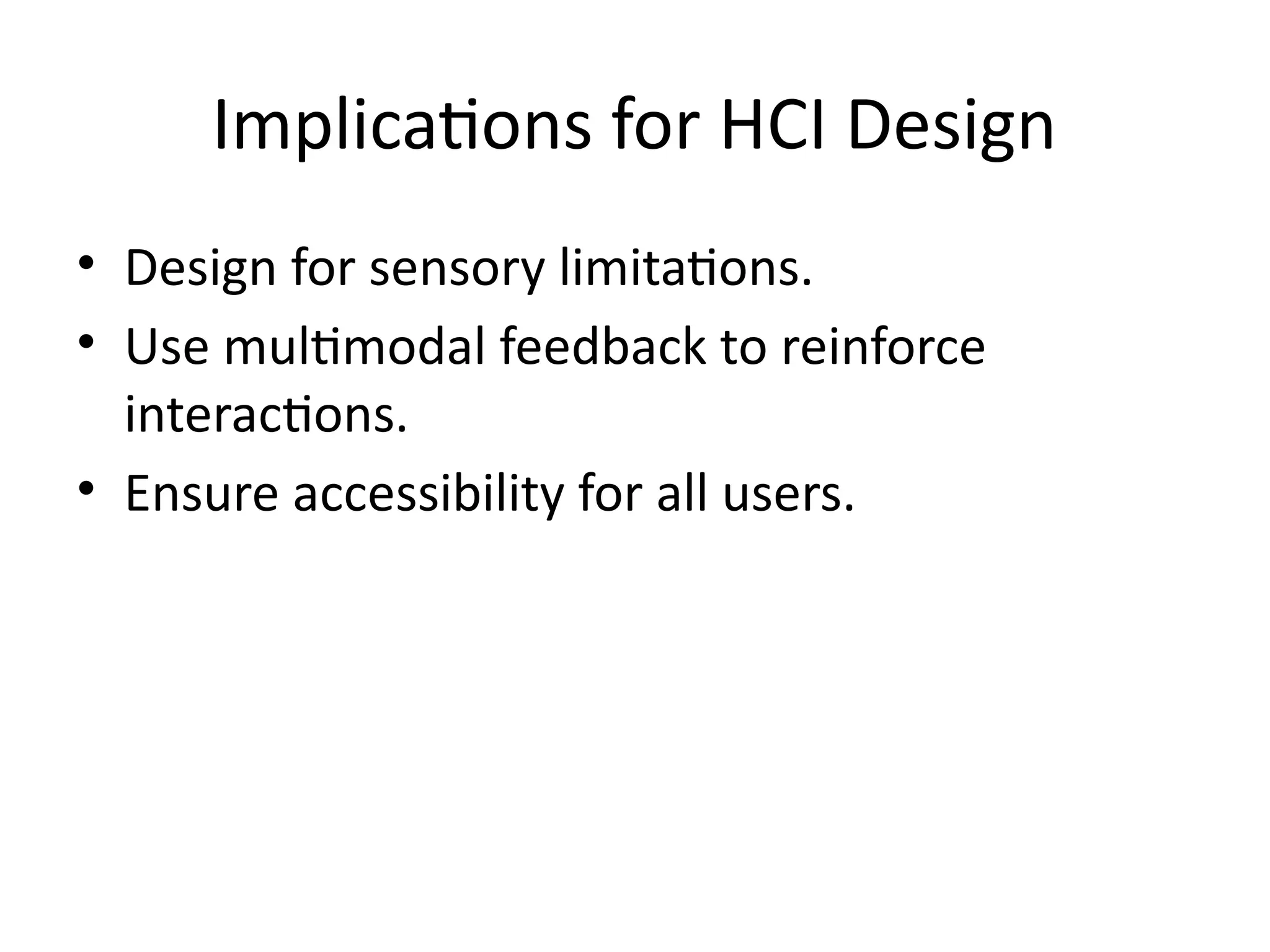 HCi and Senses and input output channels | PPTX