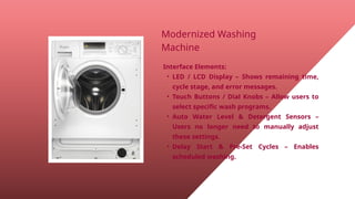 Enhancing User Experience in Washing Machines: Exploring Human-Computer ...