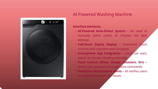 Enhancing User Experience in Washing Machines: Exploring Human-Computer ...