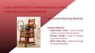 Enhancing User Experience in Washing Machines: Exploring Human-Computer ...