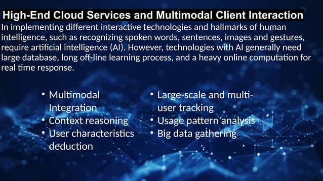 Human Computer Interaction: HCI Technologies | PPT