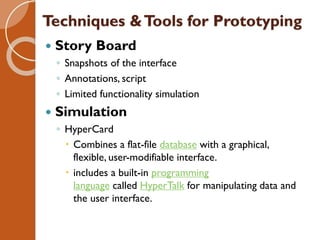 HCI U-II HCI software Process (1).pdf | Operating Systems | Computer Software and Applications