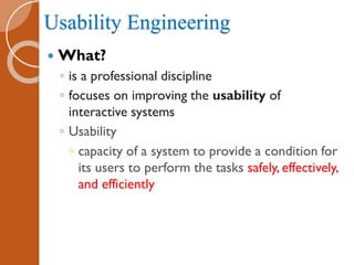 HCI U-II HCI software Process (1).pdf | Operating Systems | Computer Software and Applications