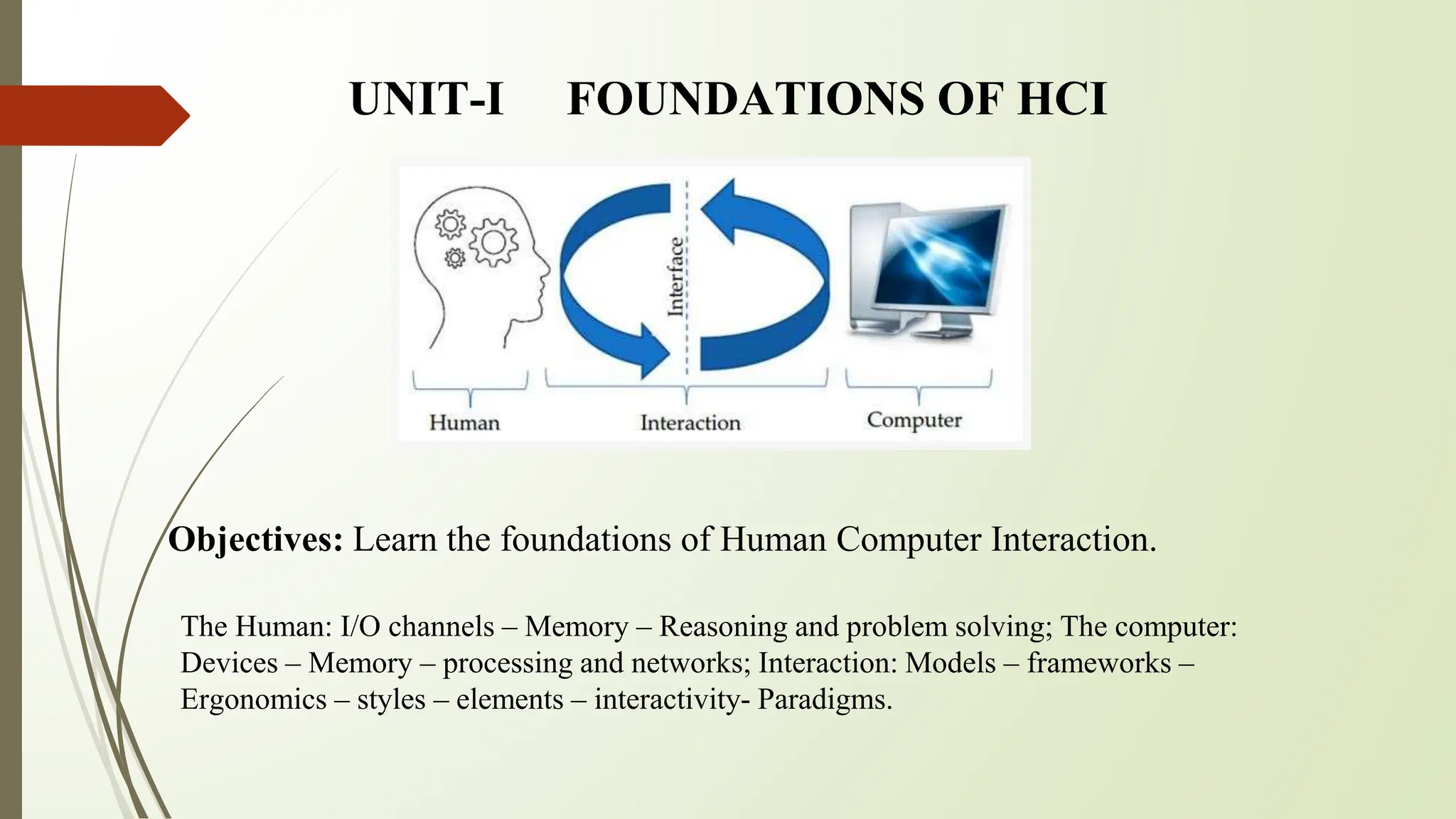 Human computer interaction with the complete syllabus | PPTX | Computing | Technology & Computing
