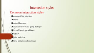 Human computer interaction with the complete syllabus | PPTX