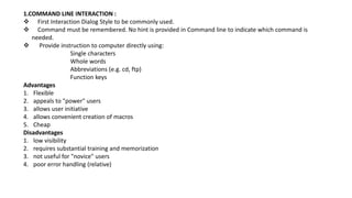 Human Computer interaction -Interaction design basics | PPT