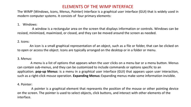 Human Computer interaction -Interaction design basics | PPT