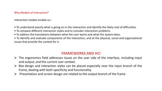 Human Computer interaction -Interaction design basics | PPT