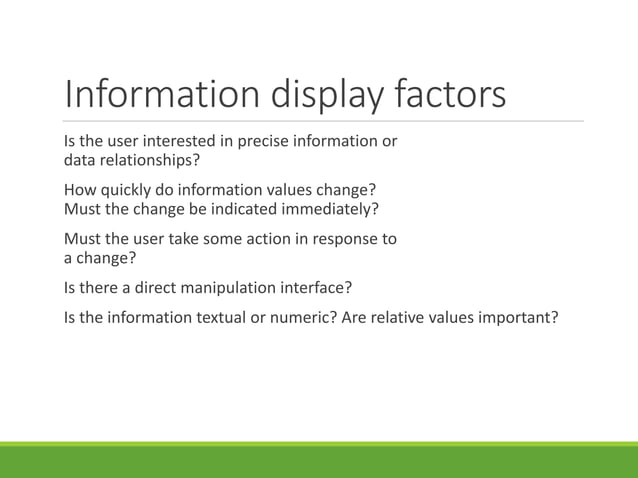 Hci user interface-design principals | PPT