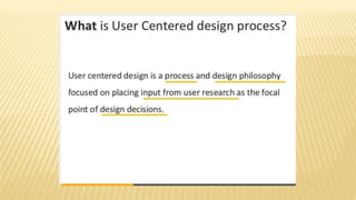 Hci user centered design 11 | PPTX
