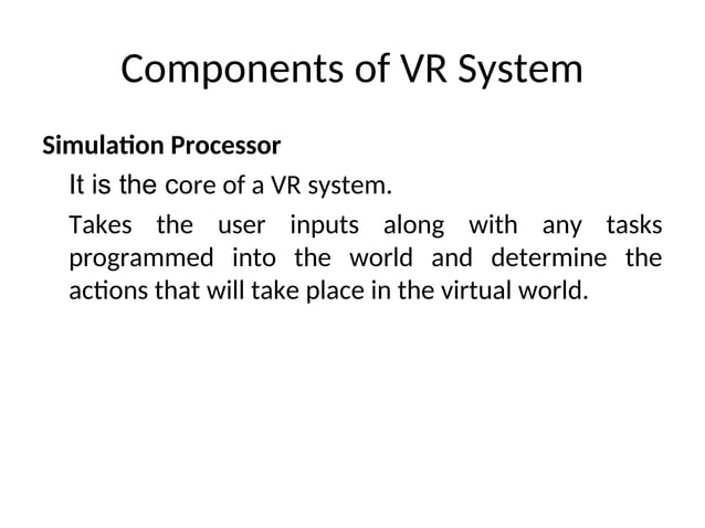 hci Virtual Reality pptof the new of the new | PPT