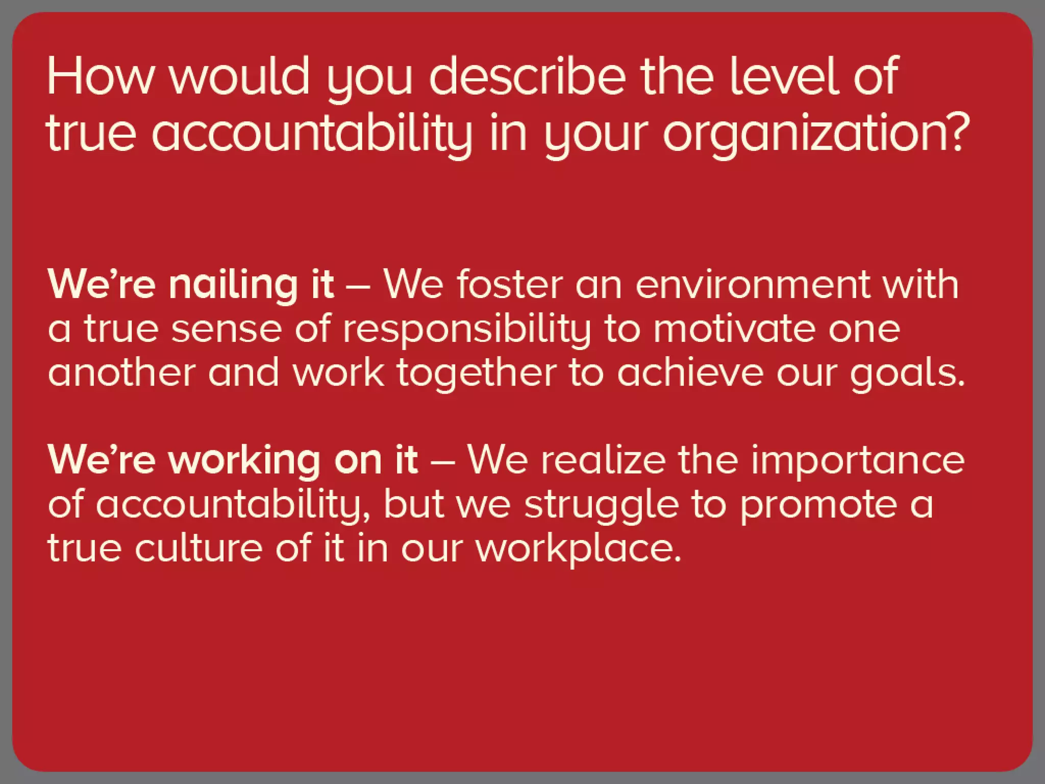 3 Tips to Build an Accountable Culture | PDF