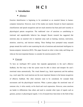 Hci with emotional intelligence | DOCX