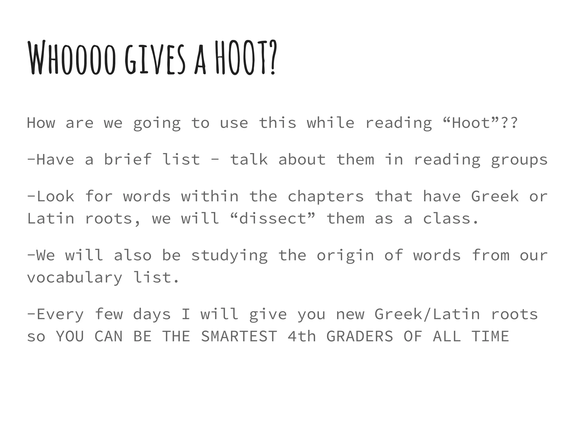 Greek roots intro | PPT