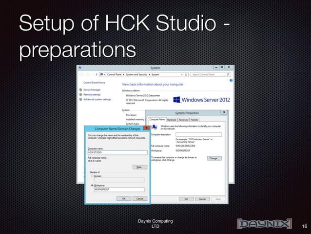Microsoft Hardware Certification Kit (HCK) setup | PDF