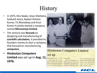 Hcl Hindustan Computers Limited | PPT