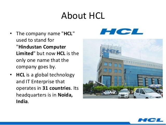 Hcl Hindustan Computers Limited