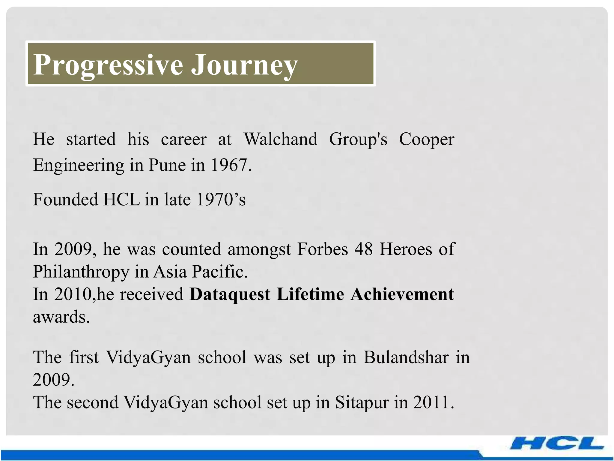 HCL | PPTX | Business | Business and Finance