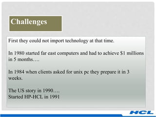 HCL | PPTX | Business | Business and Finance