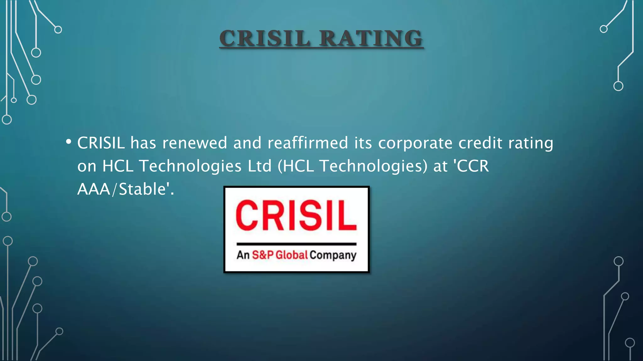 HCL Technology PPT( overview) | PPTX